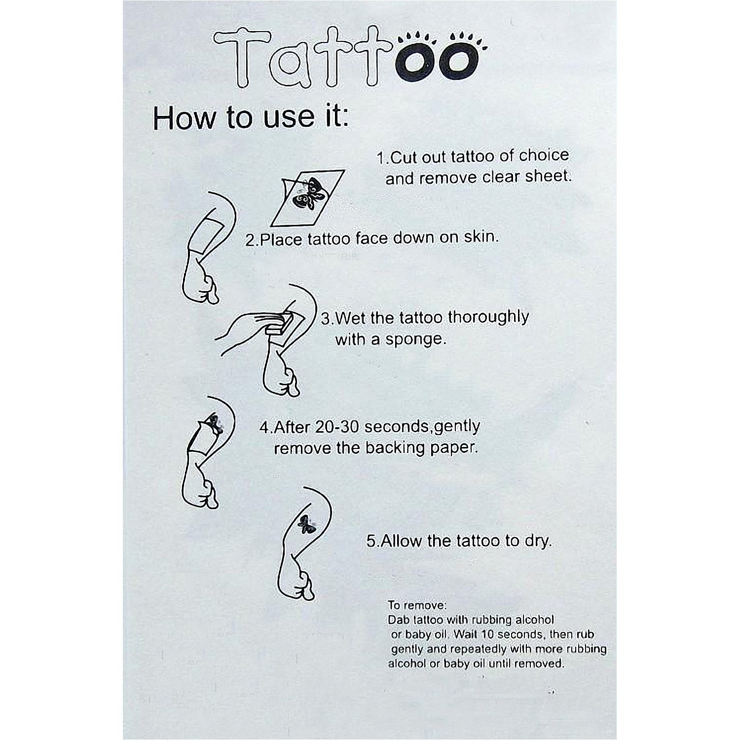MapofBeauty Tribal Armband Temporary Waterproof Tattoo Sticker(2 pcs/lot)