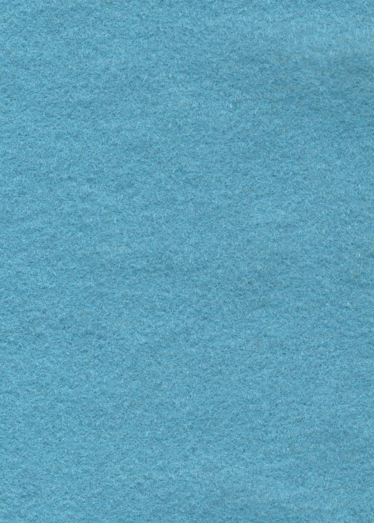 Columbia Blue - Wool Felt Oversized Sheet - 35% Wool Blend - 1 12x18 inch Sheet