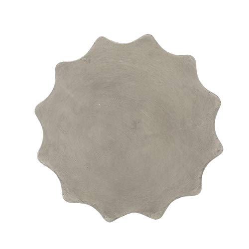 Christopher Knight Home Robin Outdoor Contemporary Lightweight Accent Side Table, Concrete Finish