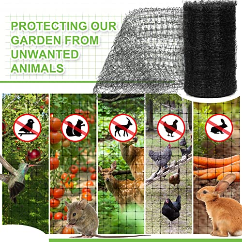 Bird Netting,7x100FT Garden Netting for Garden Protection, Durable Deer Fencing Net, Protecting Plants, Fruit Trees, Vegetables from Birds and Other Animals