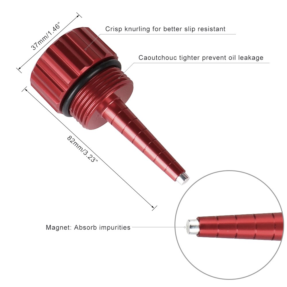 Bundle Two Items: BougeRV Generator Oil Funnel and Oil Dipstick and Generator Cover, Fit For Honda EU2200i
