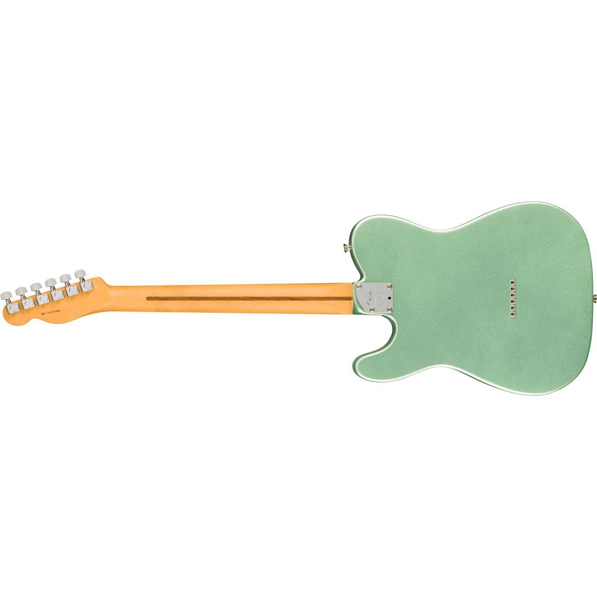 Fender 6 String Solid-Body Electric Guitar, Right, Mystic Surf Green (0113940718)