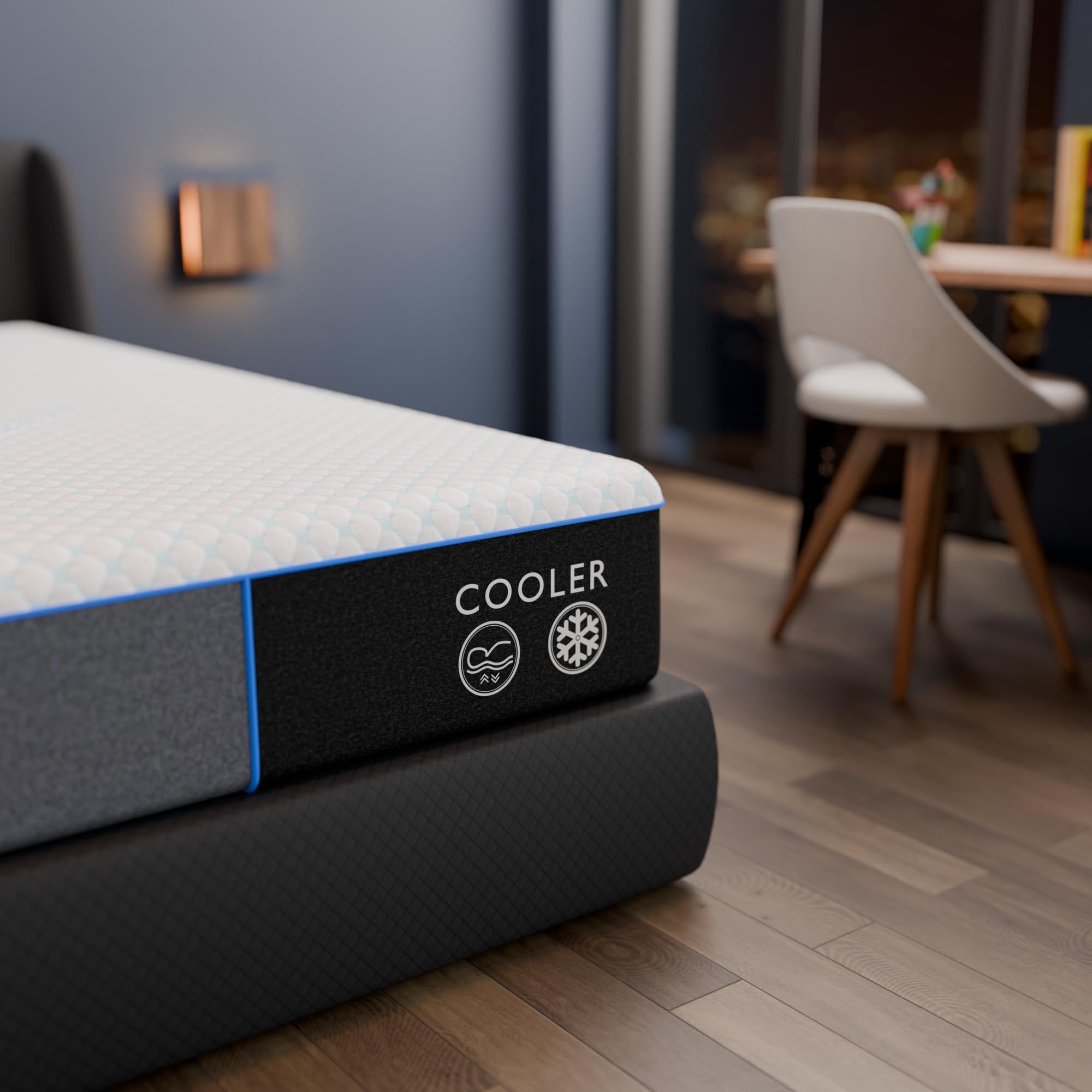 Bellona Premium Quilted Cooling Gel-Infused Memory Foam Mattress β 10" High Comfort with Flame Retardant and Dynamic Support