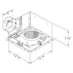 Delta Breez PRO300 Pro Series 300 CFM exhaust bath fan