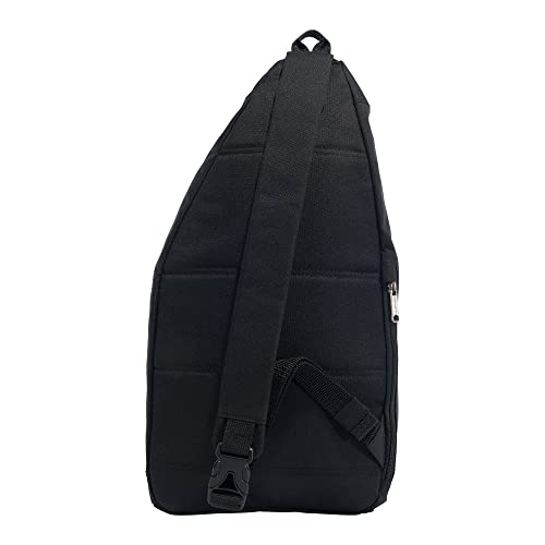 Carhartt Mono Sling Backpack, Unisex Crossbody Bag for Travel and Hiking, Black & Women's Rugged Canvas Wallets, Available in Multiple Styles & Colors, Nylon Duck Lay-Flat Clutch (Black), One Size