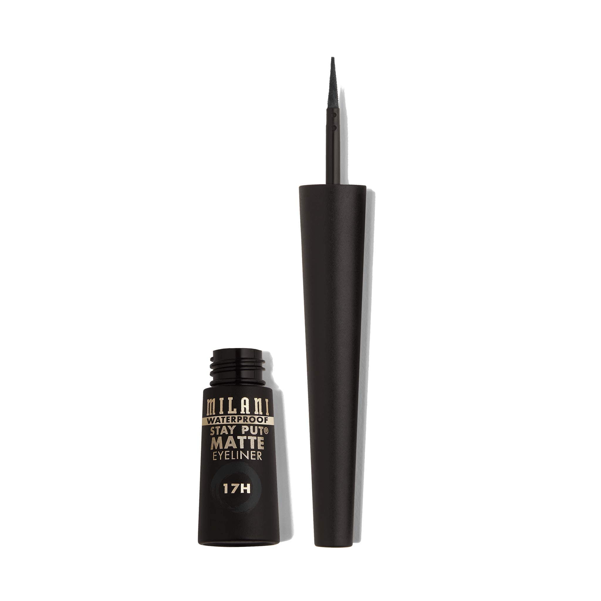 Milani Baked Highlighter (Rose Italiana) and Stay Put Matte Liquid Eyeliner