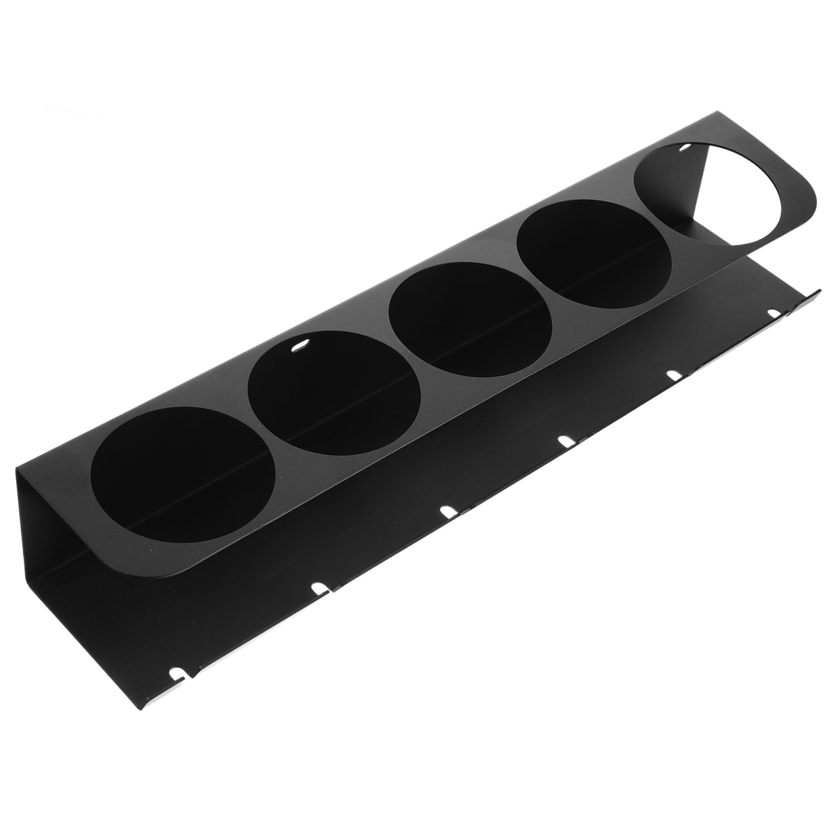 Cabilock 1 Set Workshop Storage Shelf Tools Garage Storage Rack Drill Rack Organizer for Tool Wall-mounted Storage Rack Workshop Organizer Home Tool Storage Holder Wall Shelf Black Metal