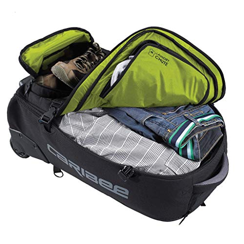 Caribee Wheeled Travel Pack Fast Track 75 Backpack (Black)