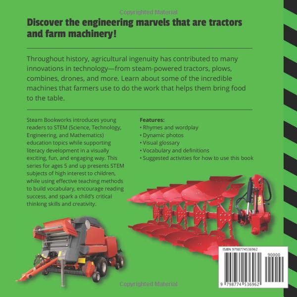 Tractors and Farm Machinery: A STEM (Science, Technology, Engineering, and Mathematics) Book for Kids (STEM Books for Kids)