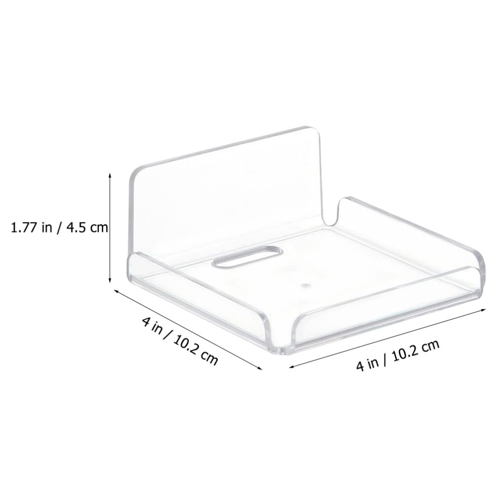 UKCOCO 2pcs Camera Bracket Corner Shelfs Indoor Plant Shelves Wall Shelves for Plants Monitor Camera Wall Shelf Camera Wall Mount Speaker Stand Acrylic Transparent Speaker Shelf