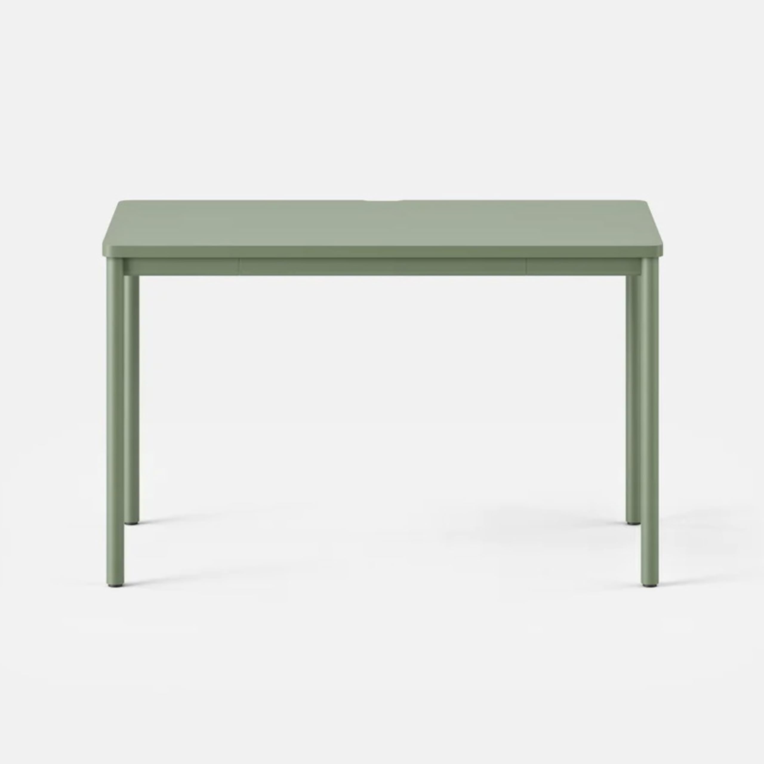 Branch Daily Desk - Functional at Home Office Desk with Effortless Assembly, Timeless Design, Rounded Corners, and Built-in Cable Notch - 48” W x 28.5” H x 24” D - Sage Work Table