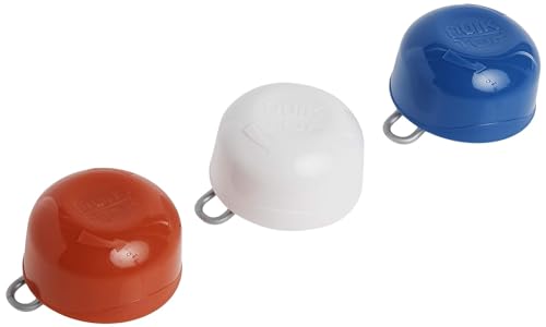 COMPAC HOME Quiktop Can Cap from Compac, Keep Carbonated Drinks Fresh & Fizzy, Turn Cans Into Bottles, Can Cover, Safety Top for Can Drinks, Red/White/Blue - Pack of 3