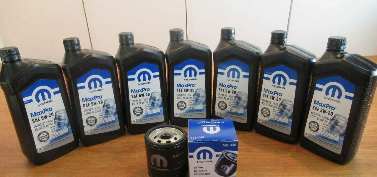 Dodge Chrysler 5.7L Hemi Mopar MaxPro 5w20 Oil & Filter Change Kit