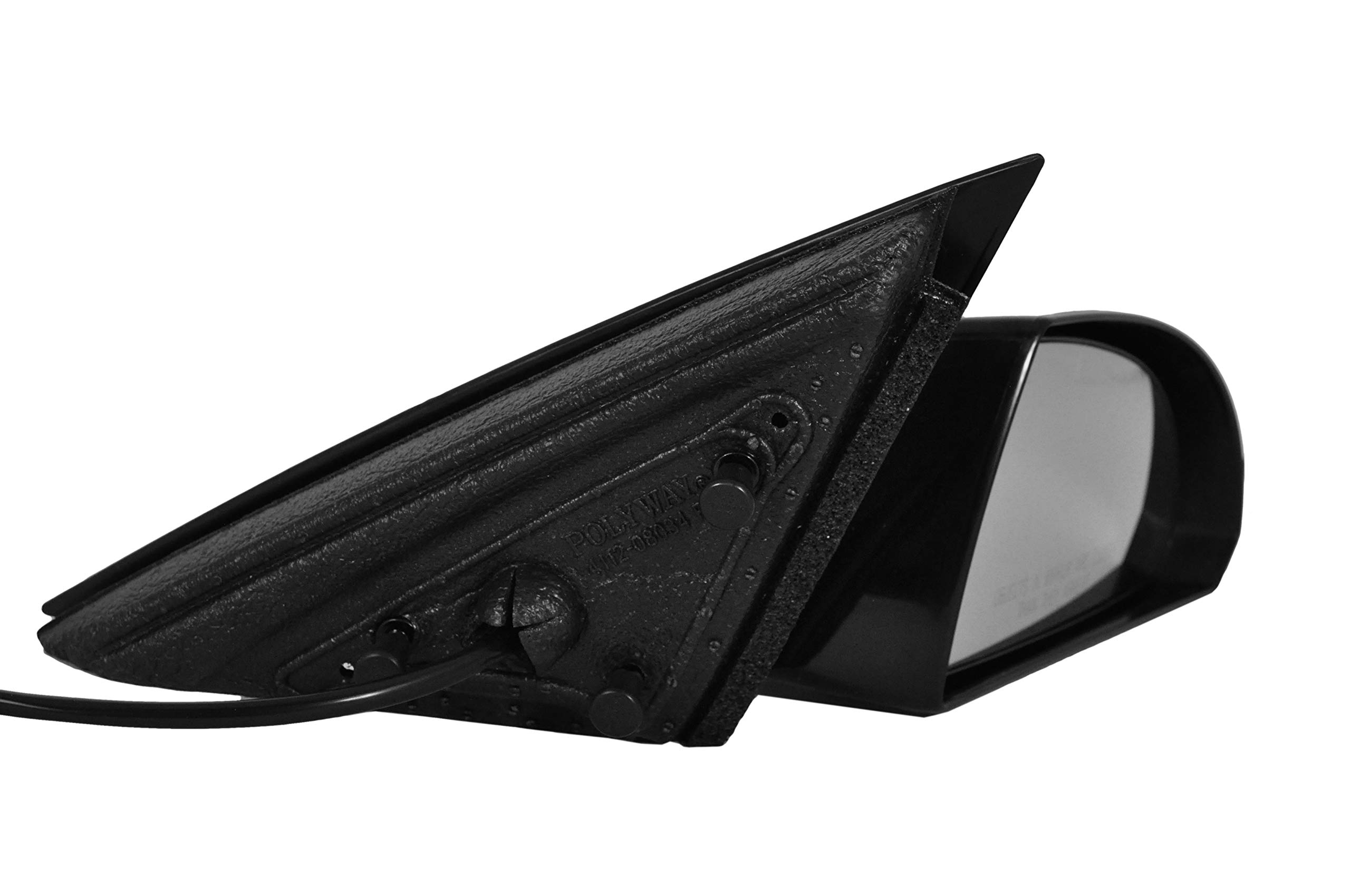 Dependable Direct Right Passenger Side Mirror for Chevy Impala (2006-2013), Impala Limited (2014 2015 2016) Unpainted Power Operated Non-Heated Non-Folding Door Mirror - GM1321306 - Side View Mirror