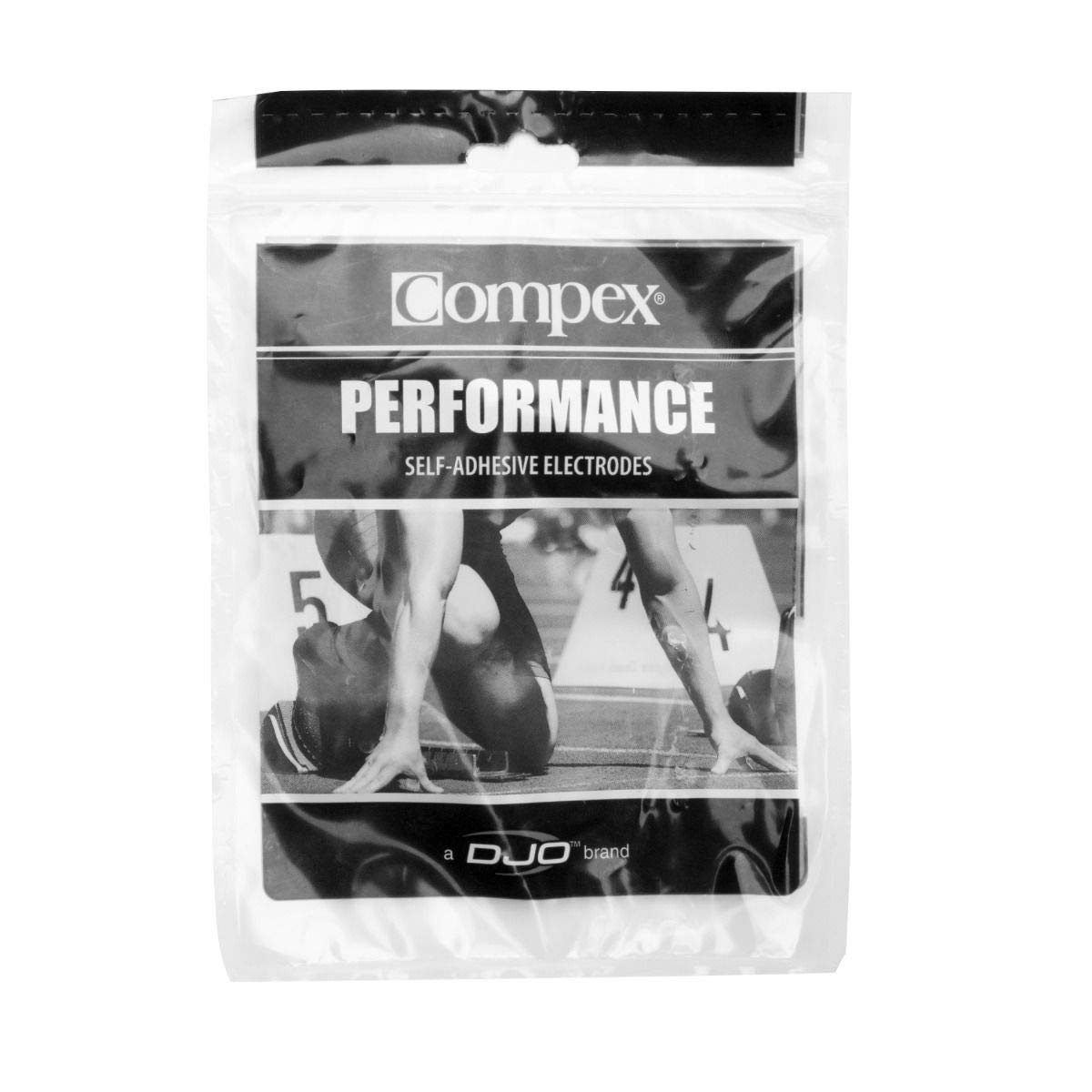 Compex Easy Snap Electrodes 2in x 4in for Edge, Performance, Sport Elite Muscle Stimulators β Blue, 2 Count (Pack of 1)