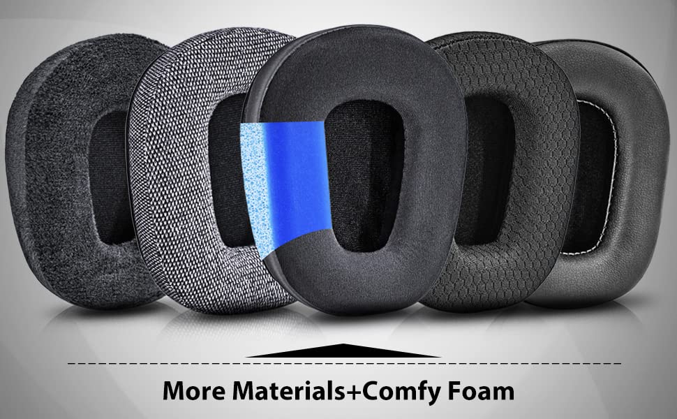 B450-XT B550-XT Kit Replacement Ear Pads Cushion Compatible with B450-XT B550XT Headset I B450 B550 XT Accessories (Cooling Gel)