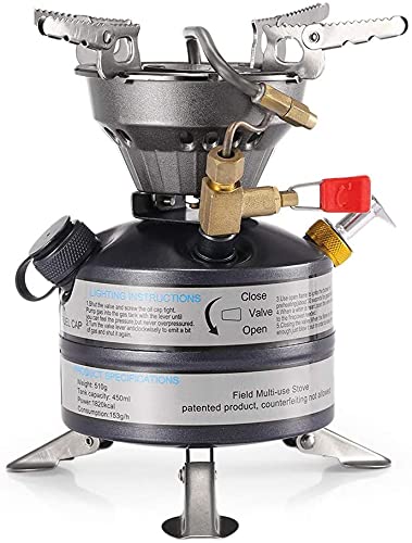 Backpack stoveMini Burner Gasoline Diesel Kerosene BRS-12A Portable Integrated Multi-Fuel Camping Stove