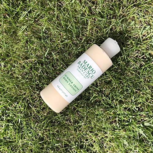 Mario Badescu Summer Shine Body Lotion Enriched with Vitamin A, Lightweight and Radiant, Non-Greasy Candlelit Glow Body Shimmer, Ideal for All Skin Types, 6 oz.