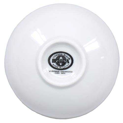 BIA Cordon Bleu Porcelain Dipping/Sauce Bowls, One Size, White (900155S4SIOC)