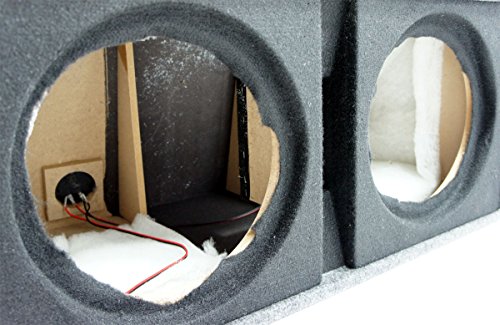 Harmony Audio HA-RD12 Car Rhythm Loaded Dual 12" Vented 1200W Sub Box Enclosure
