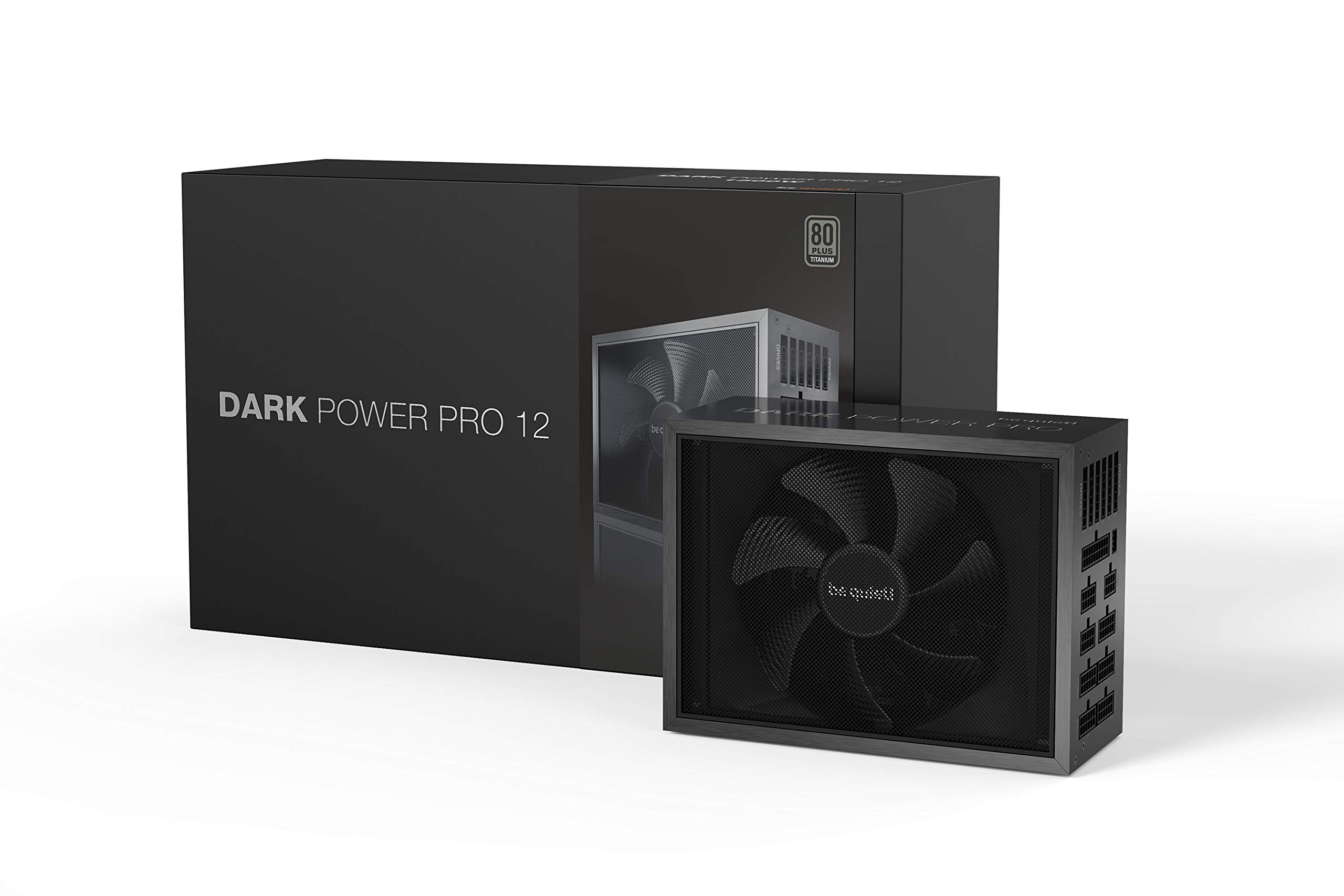 be quiet! Dark Power Pro 12 1200W Quiet Performance Power Supply | 80 Plus Titanium Efficiency | ATX | Fully Digital | Modular | Virtually Inaudible Silent Wings Fan | BN646