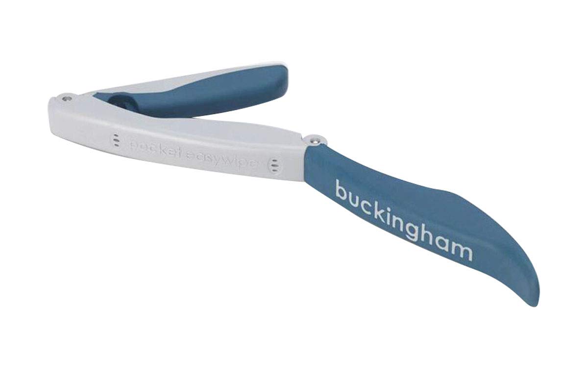 Buckingham Pocket Easywipe Bottom Wiper, Disability Aids for The Home, Toilet Aids for Wiping for Disabled and Elderly, Bottom Wipers for Disabled, Personal Hygiene Aid Foldable Travel Accessory