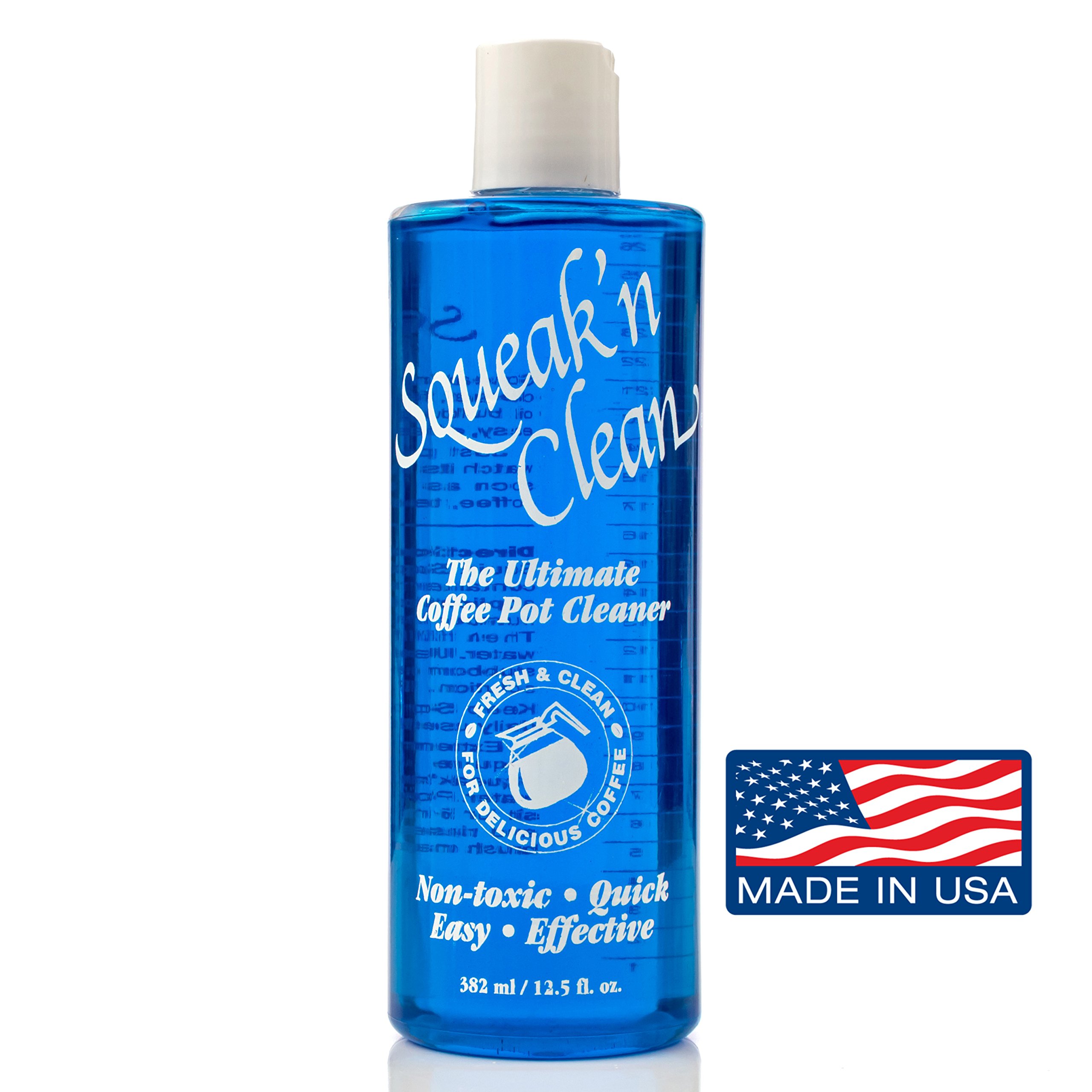 Concentrated Coffee Pot Cleaner / Food and Beverage Stain Remover - Over 20 Uses Per Bottle - Made in the USA, 12.5 oz