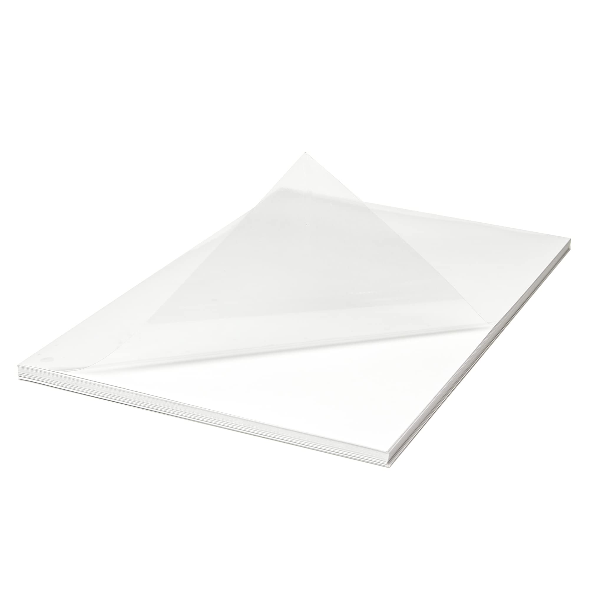 Avarrix Australia Self Adhesive Laminate Sheets for Stickers, Waterproof Label Stickers, Protection for Printable Vinyl Stickers, Glossy, Tear Resistant, Ultra Strong Bond, Pack of 50, A4 Size