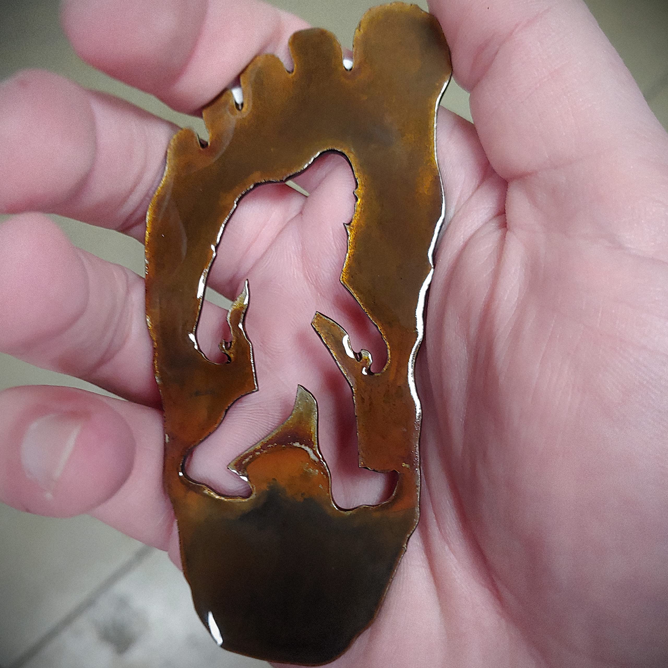 Bigfoot Gift - Footprint Magnet (Small) - Great Gift for Sasquatch Fans, Hiking, Outdoors, Camping