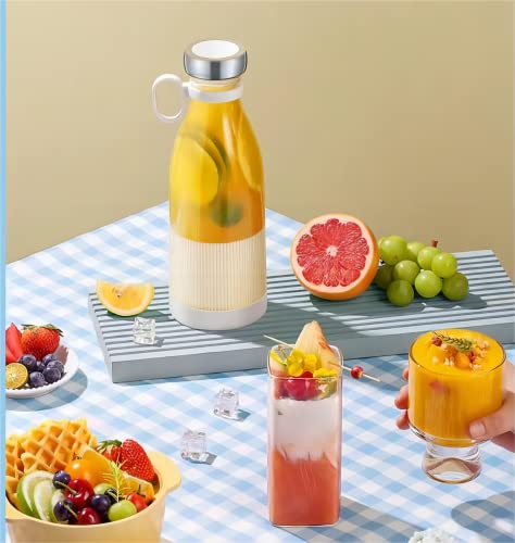 blender portable,fresh juice blender,personal blender (350ml, Deluxe (white))