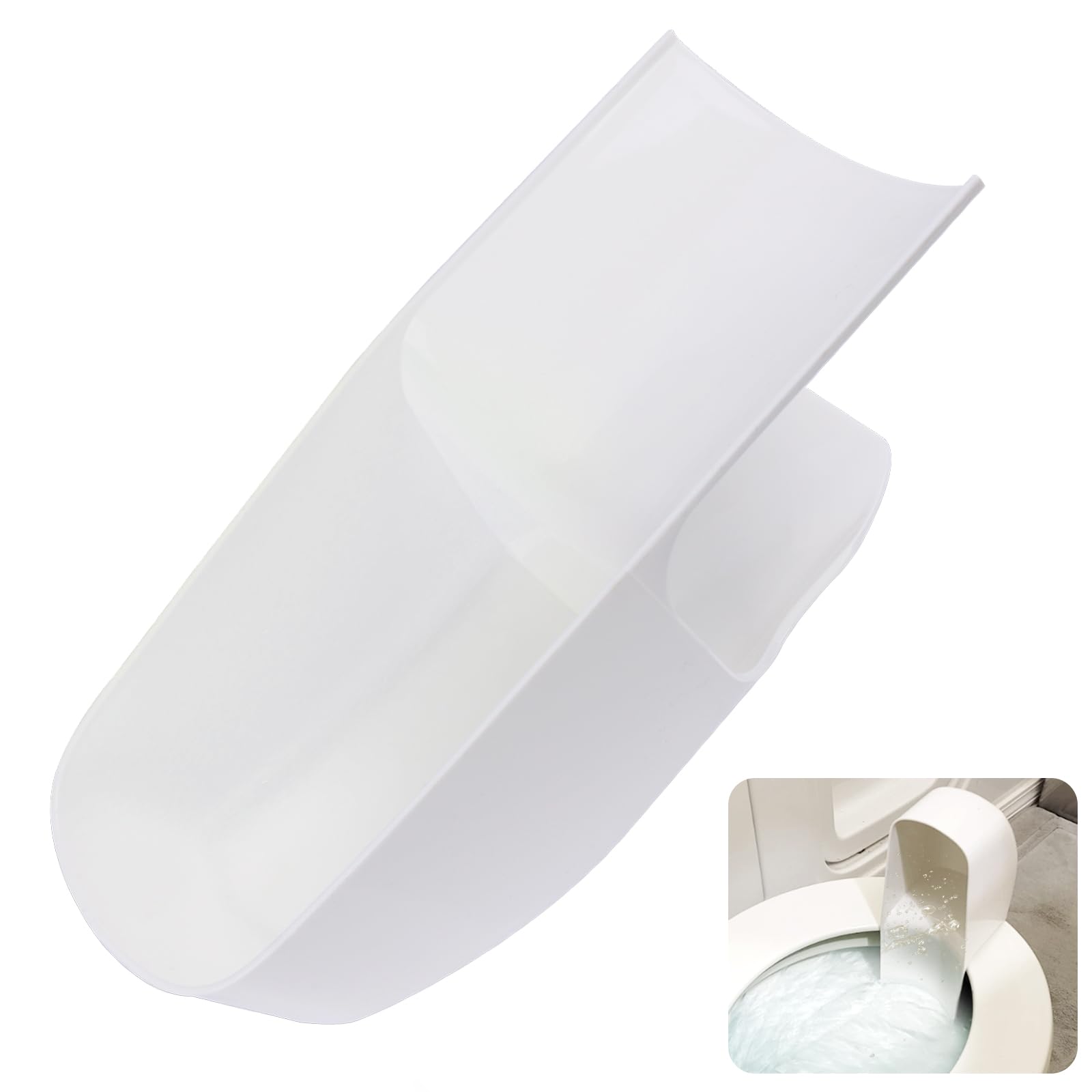 Portable Toilet Splash Guard for Directs Urine Home Care Disability Elevated and Boys Potty Training, Diversion Pee Guard Prevents Kids & Adult Men from Peeing Splash, Upgrad Fits Most Toilet Seats