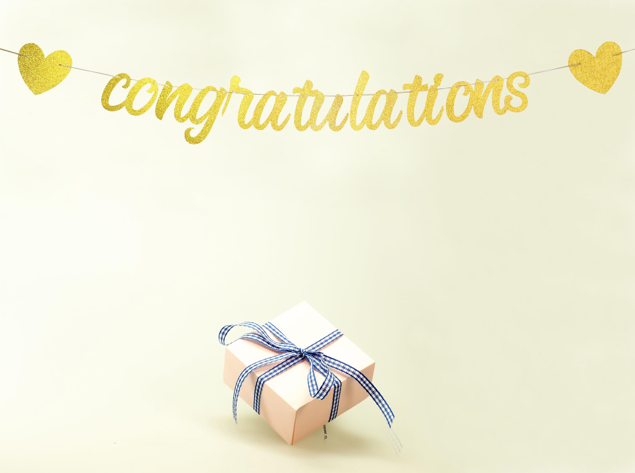 Congratulations Banner Gold Glitter Congratulations Graduation Banner Congratulations Banner Graduation 2024 Congratulations Graduation Party Decorations for College Graduation Party Decorations