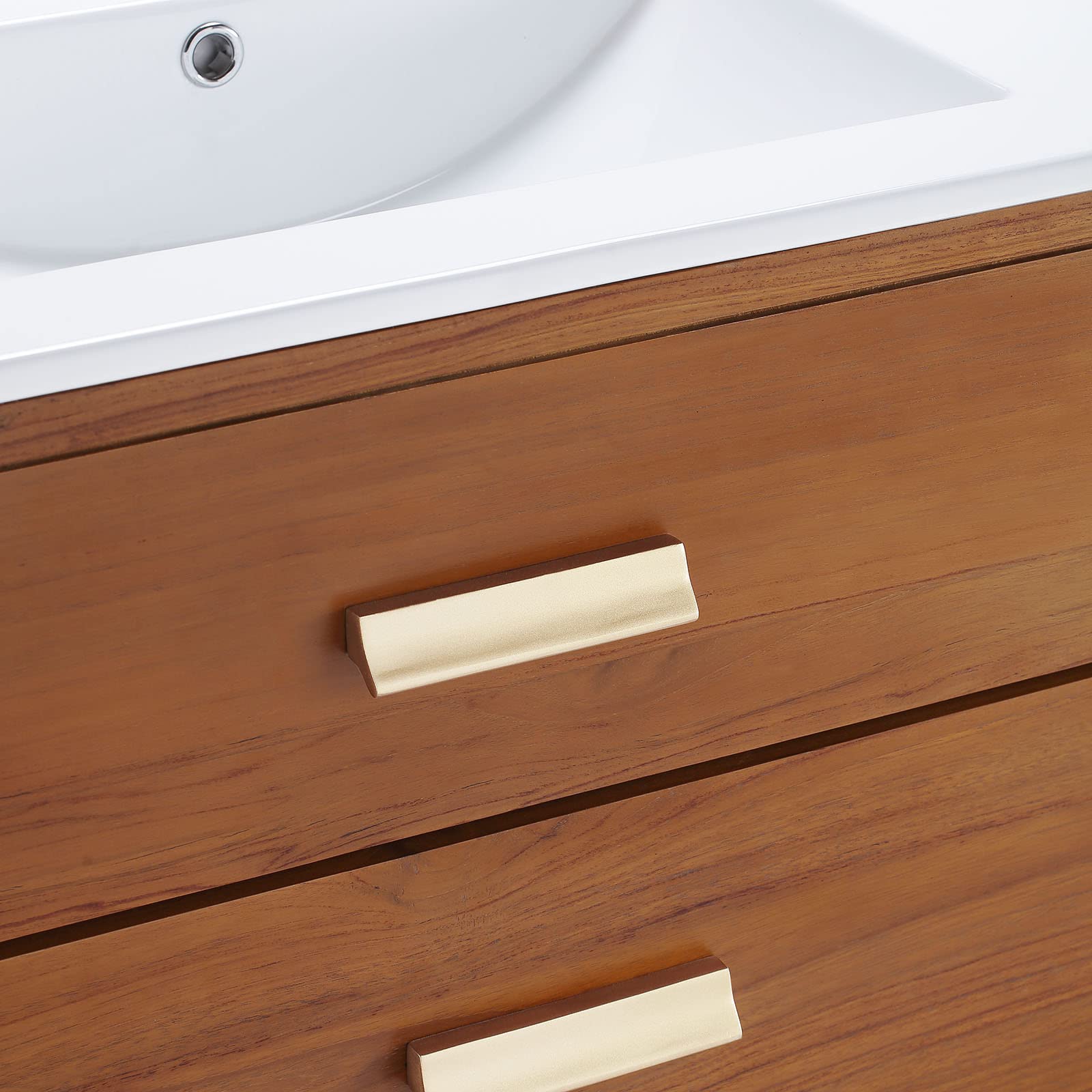 Modway Cassia 36" Bathroom Vanity, 36 Inch, Natural White