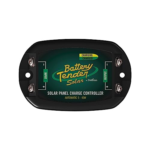 Battery Tender 5-45 Watt Automatic Solar Charge Controller with LED Indicator, Short Circuit and Reverse Polarity Protected