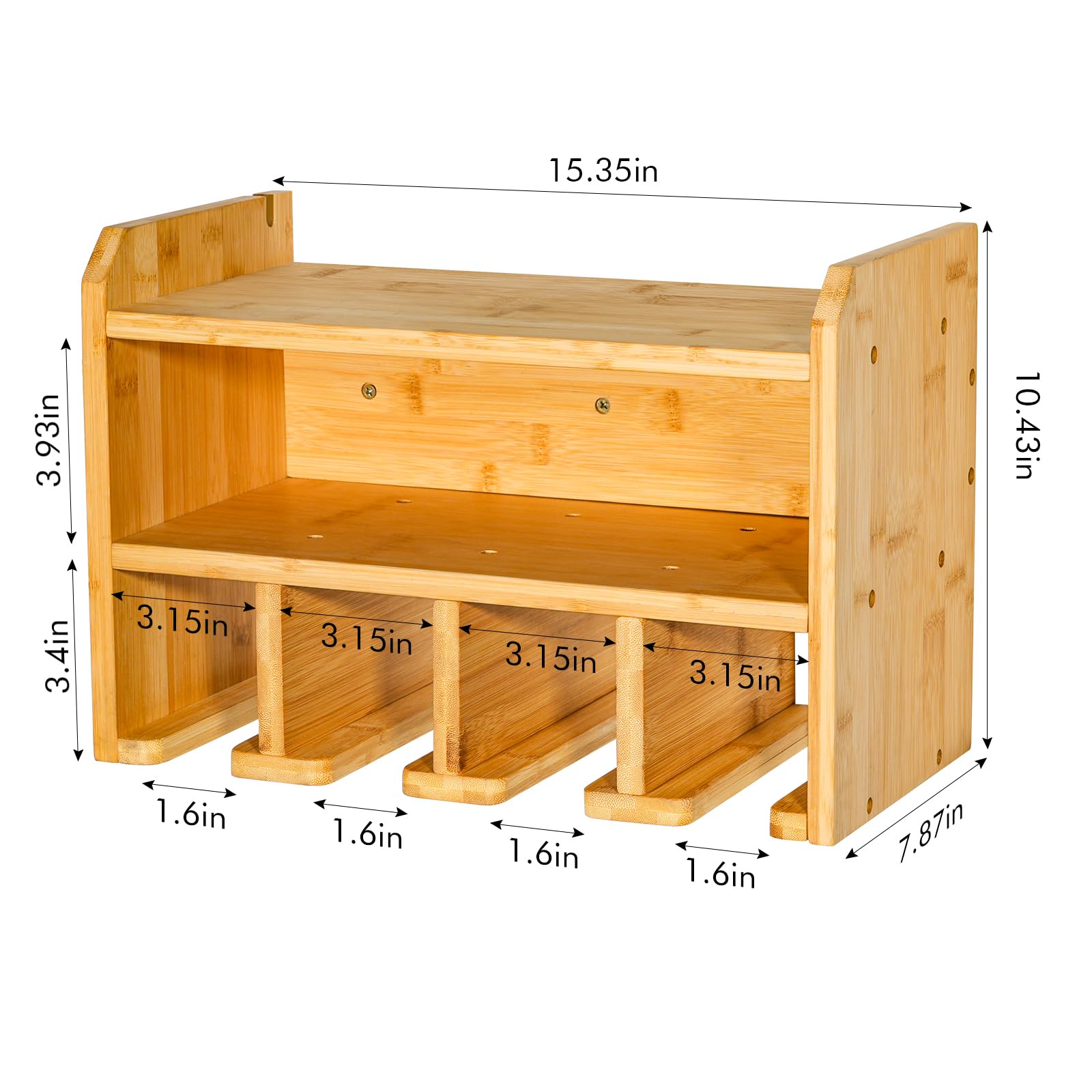 XCSOURCE Power Tool Storage Organizer Drill Charging Station Drill Holder Wall Mounted Power Drill Storage Rack Screwdriver Cordless Drill Organizer - 4 Slots