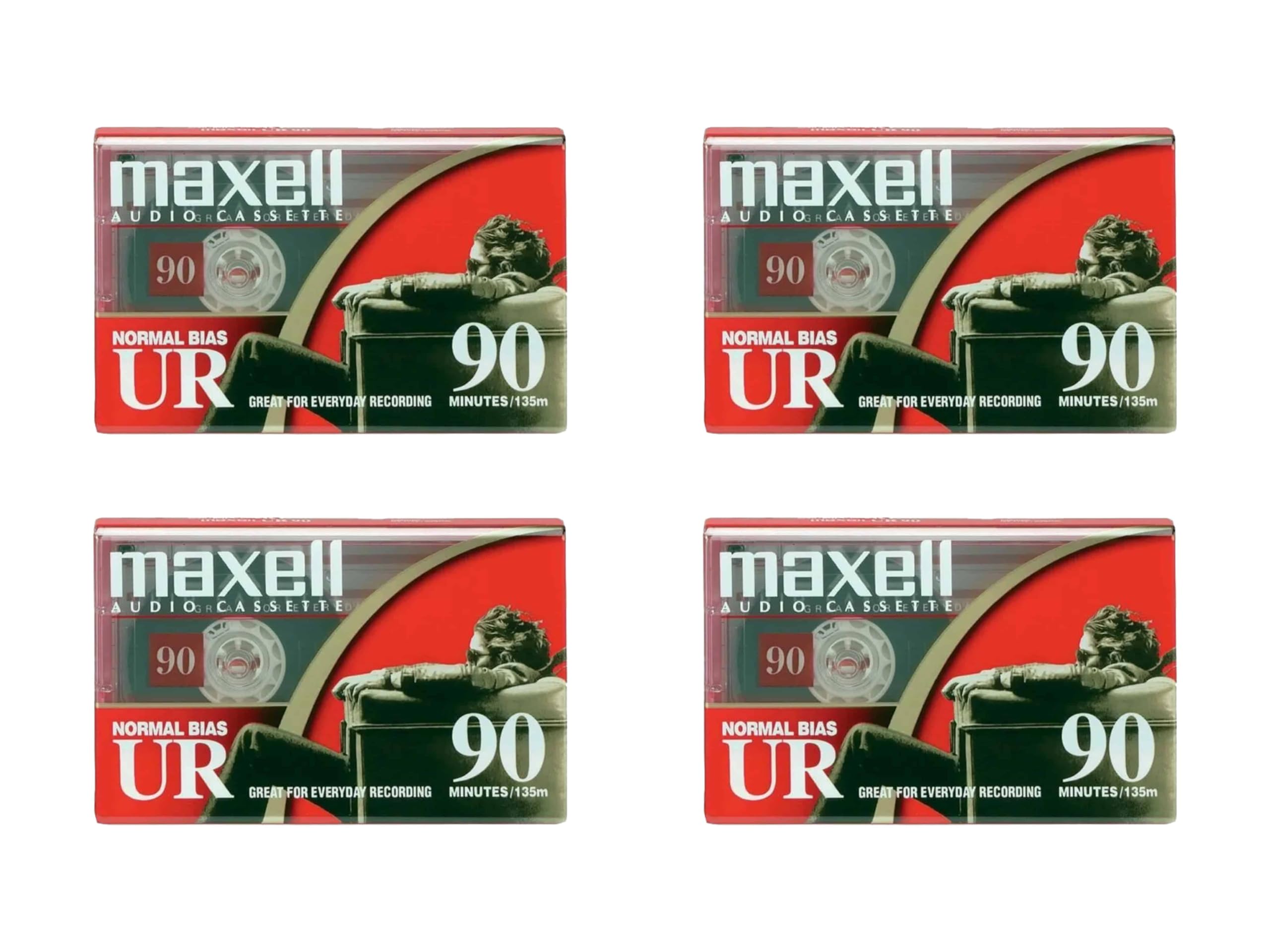 Maxell Normal Bias Ur-90 (20-pack) Standard Size Cassettes