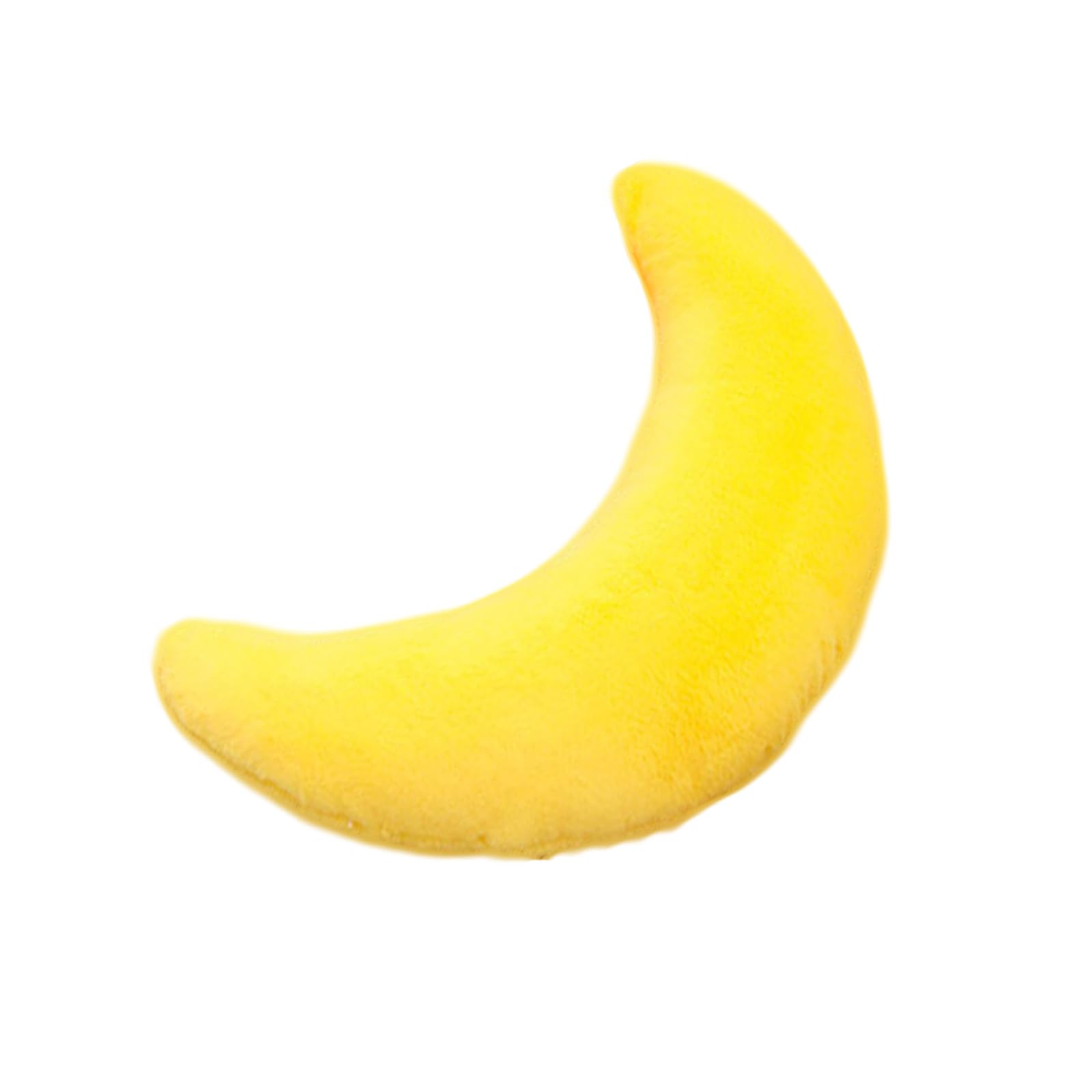 zxmbeddings Moon Pillow,Yellow Moon Shaped Plush Stuffed Animal Hug Toy for Kids,17.7in