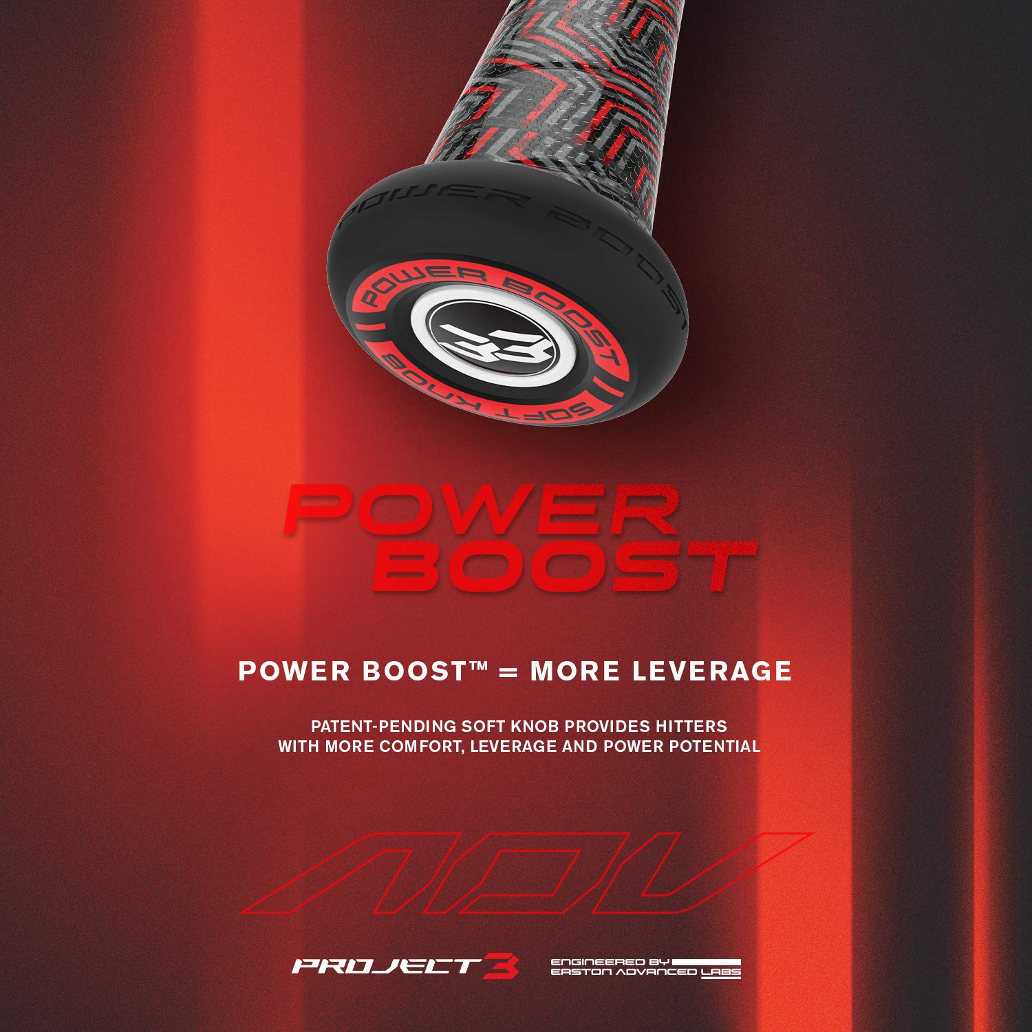 EASTON Project 3 ADV -3 BBCOR Baseball Bat | 31 inch / 28 oz | 2019 | 2 Piece Composite | iSO CNX | Launch Comp Barrel | Power Boost Knob | Speed End Cap