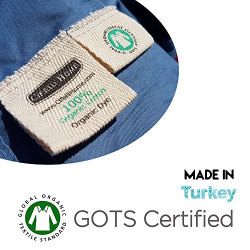 OrganicPro 100% Organic Turkish Cotton Fitted Crib Sheet (2 Pack) (Pink)