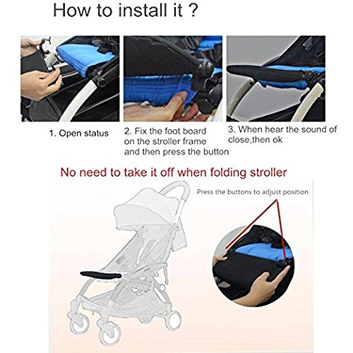 Stroller Footrest,Footboard Sleeping Extend Board for Babyzen YOYO YOYO+ Stroller Pram