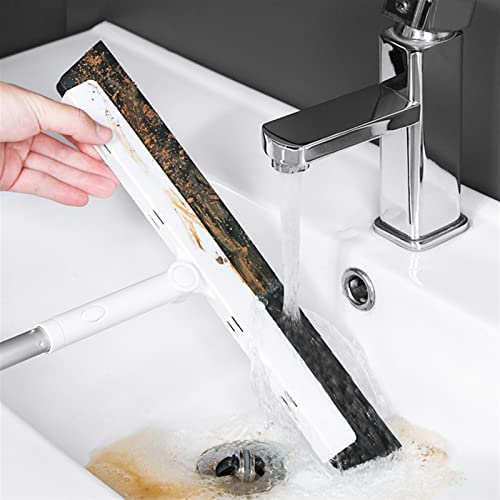 BREWIX Dust Pan Floor Cleaning Squeegee Magic Silicone Broom Bathroom Mirror Window Squeegee Wiper Pet Hair Dust Broom Household Cleaning Tolols Wiper