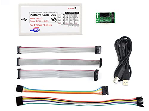 Waveshare XILINX JTAG Download Debugger Compatible XILINX Platform Cable USB FPGA CPLD in-Circuit Debugger Programmer