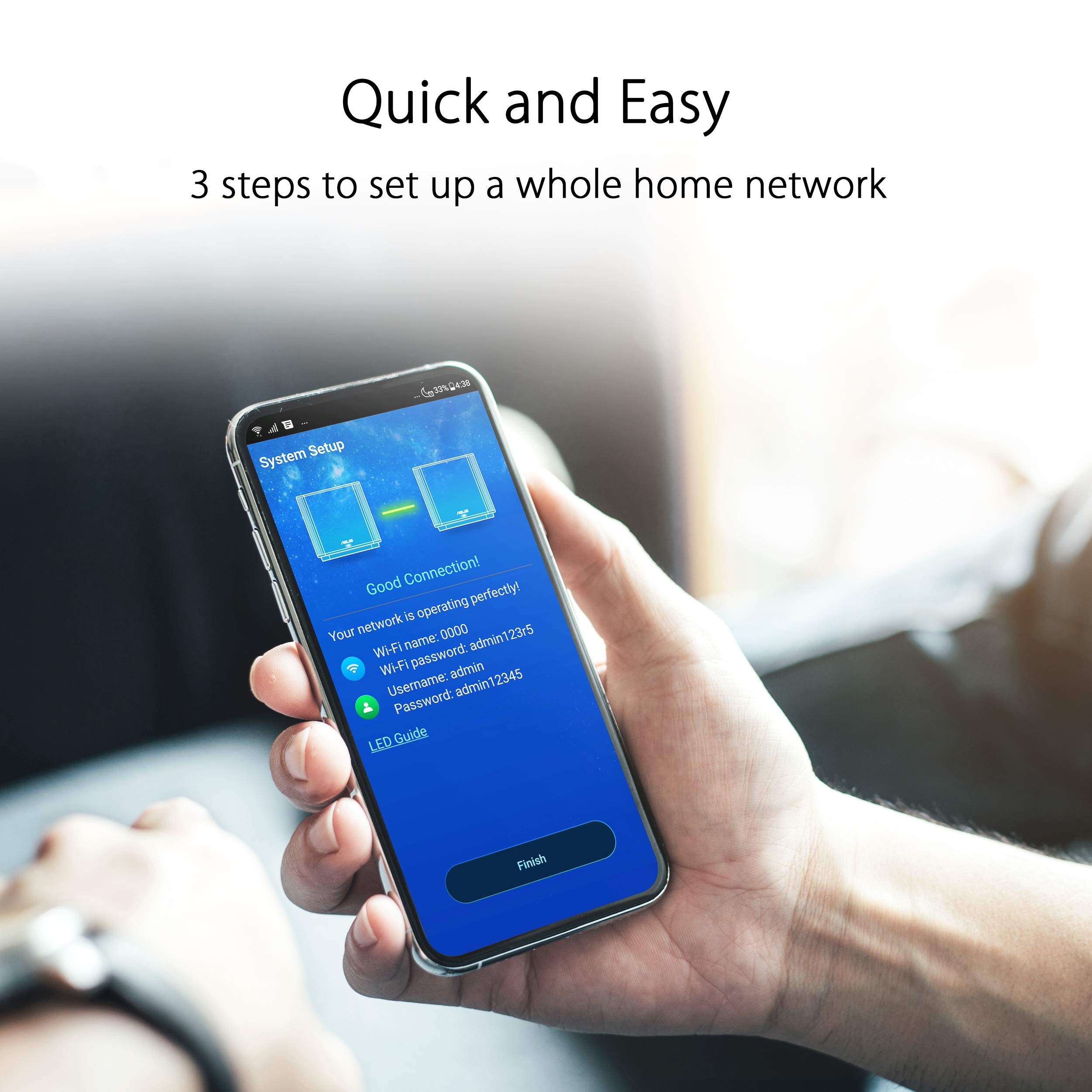 ASUS ZenWiFi AX6600 Tri-Band Mesh WiFi 6 System (XT8 1PK) & ZenWiFi AX6600 Tri-Band Mesh WiFi 6 System (XT8 2PK) - Whole Home Coverage up to 5500 sq.ft & 6+ Rooms, AiMesh, White