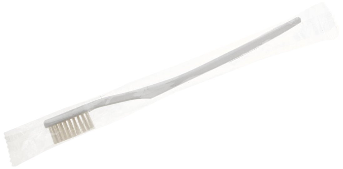 Medline Deluxe Adult Patient Toothbrushes, Individually Wrapped, Pack of 144