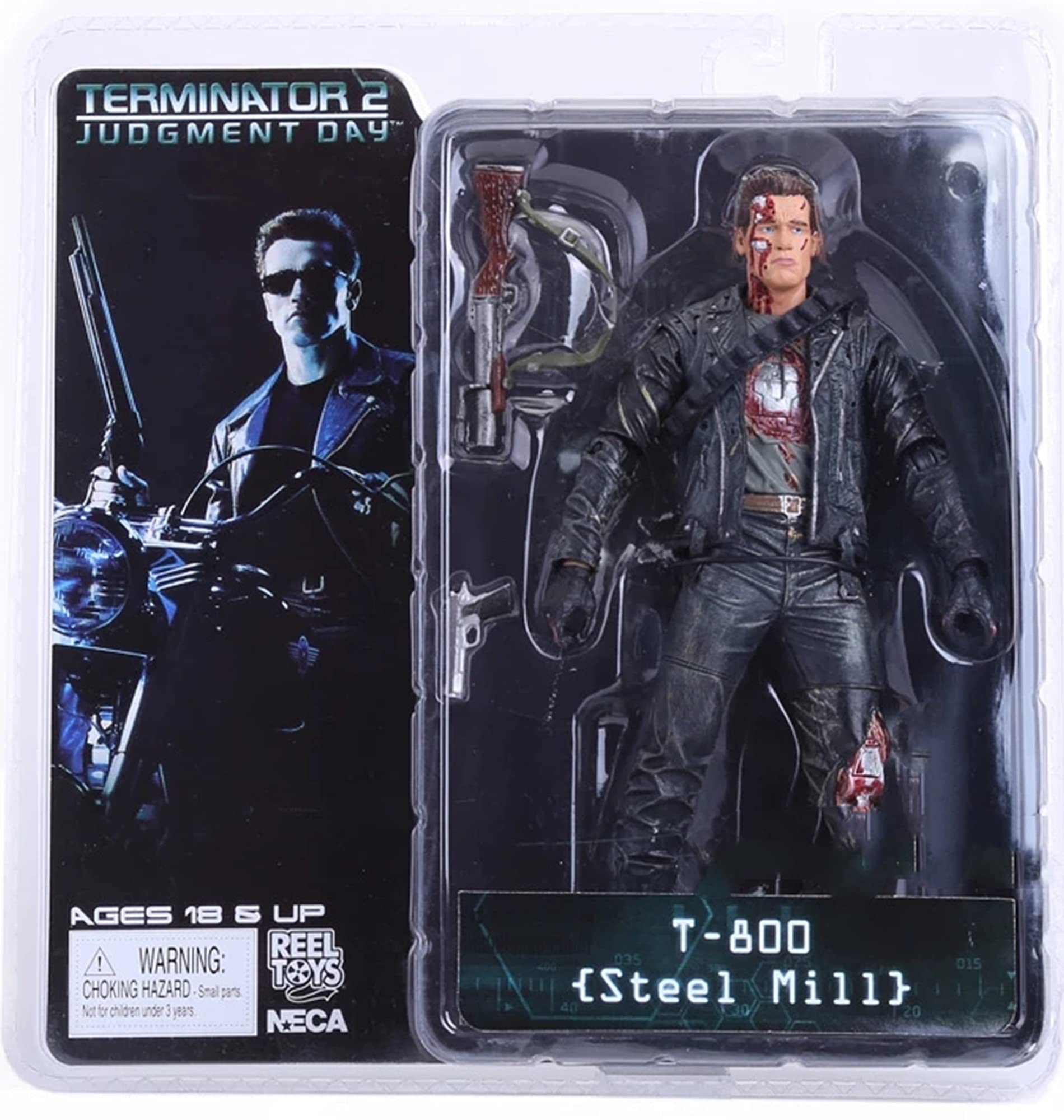 ZFFKY Terminator T-800 Arnold Schwarzenegger Action Figure Collectible Model Toy (1)