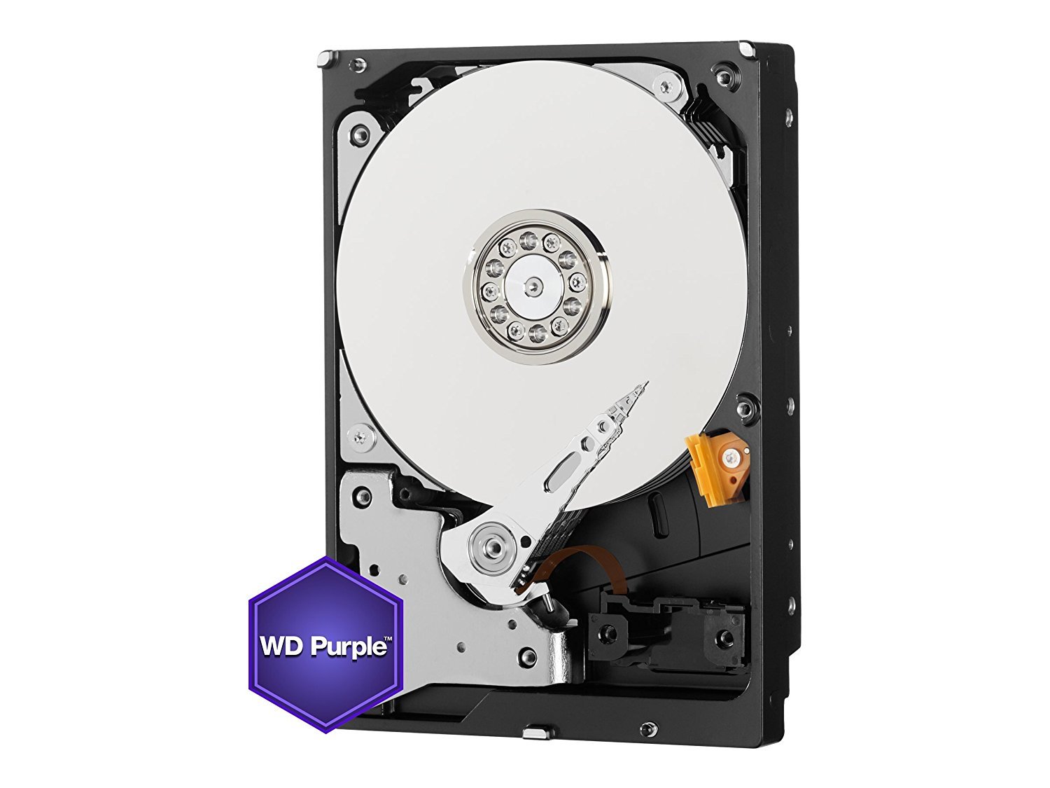 WD Purple 5TB Surveillance Hard Disk Drive - 5400 RPM Class SATA 6 Gb/s 64MB Cache 3.5 Inch - WD50PURX