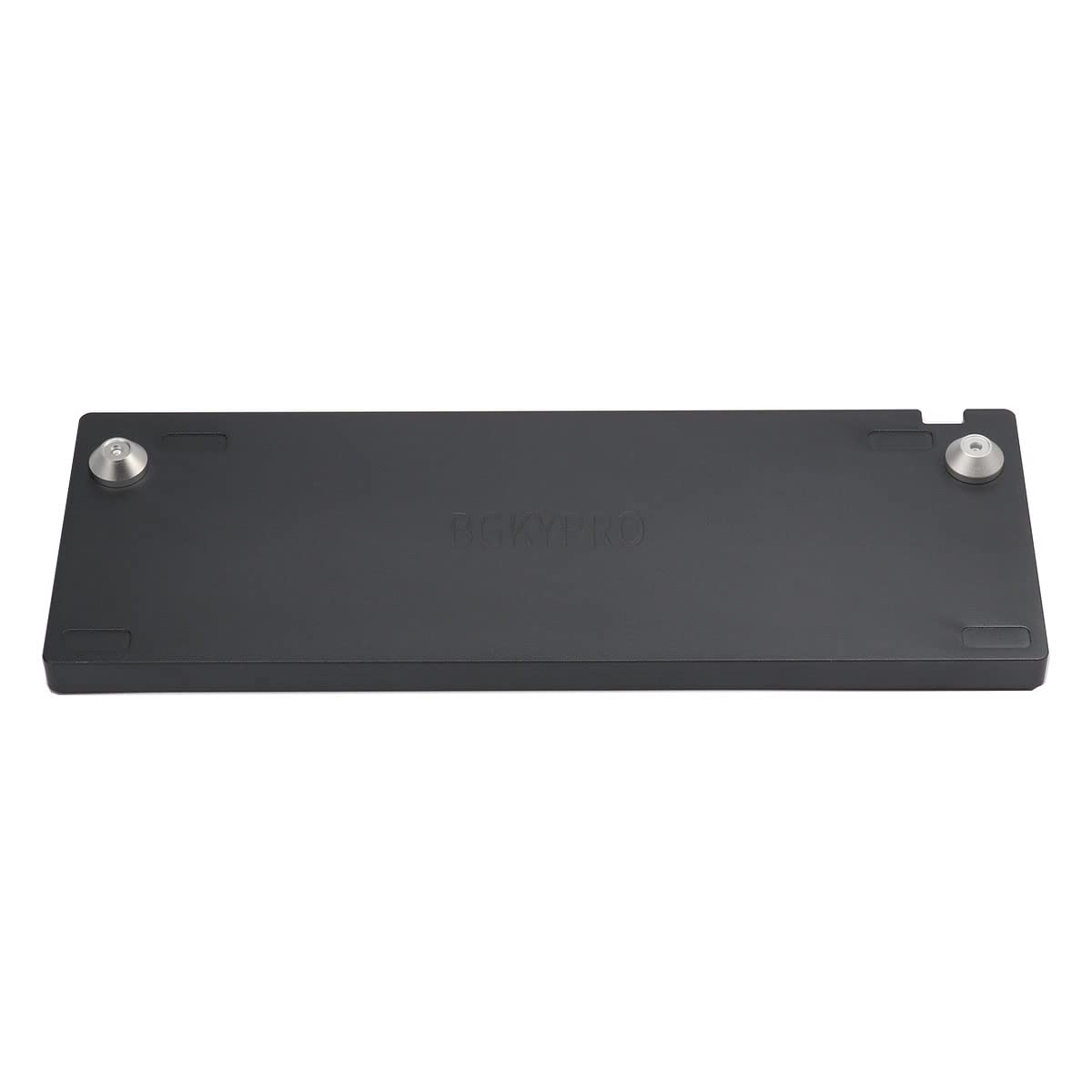 BGKYPRO Anodizing Aluminum CNC-machined Stylish Mechanical Keyboard Case for 60% Mechanical Gaming Keyboard Compatible GH60 61 63 64 (Gray)
