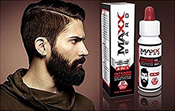 Maxx Beard -#1 Beard Growth Solution, Natural Solution for Maximum Beard Volume-2 Month Supply