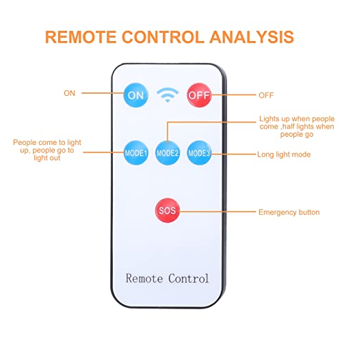ibasenice 1 Set of Solar Sensor Wall Lamp Outdoor Street Garden Lighting Lamp for Home