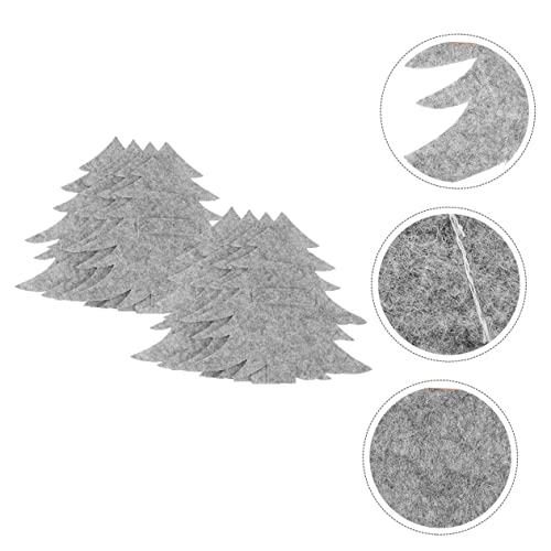 BESTOYARD 8pcs Christmas Tree Cutlery Set Cutlery Bag for Christmas Silverware Holder Bag Christmas Silverware Holder Dining Table Cutlery Bag Non-woven Fabric and Fork Desktop